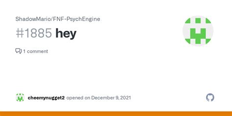 Hey Issue Shadowmario Fnf Psychengine Github