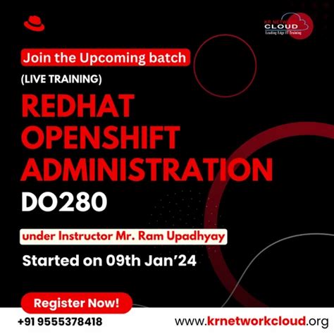 Red Hat Openshift Administration Training Do280 At ₹ 12000course In New Delhi Id 11873080030