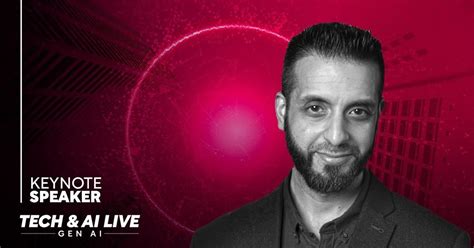 Tech And Ai Live Gen Ai Nayur Khan Quantumblack Keynote Ai Magazine