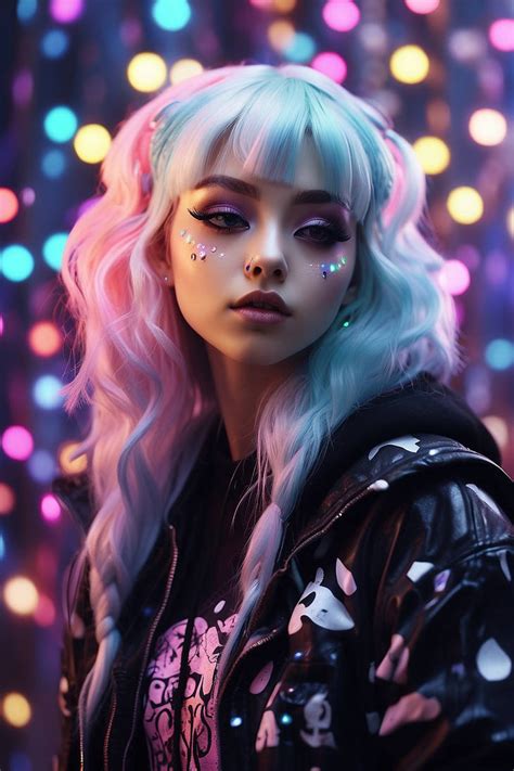 Pastel Goth Girl 3d Model By Theoutcat On Deviantart