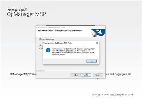 Installation Of Opmanager Msp