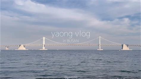 Vlog 친구랑 당일치기 부산여행 ̈ 해운대 해수욕장 광안리 해수욕장 여행 브이로그 일상 브이로그 야옹 브이로그 Youtube