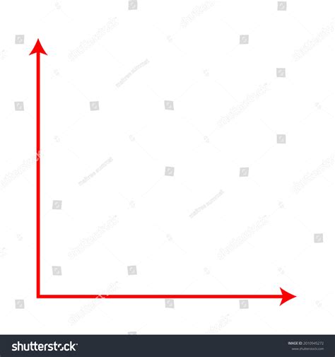 Line Graph Xaxis Yaxis Red On Stock Vector Royalty Free 2010945272 Shutterstock