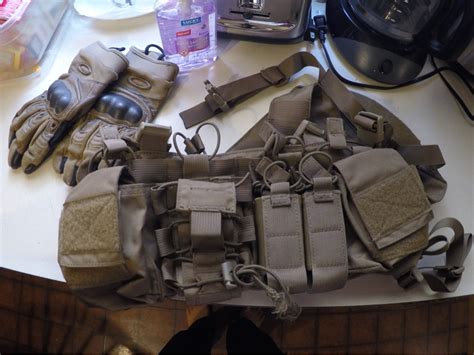 Sold Wts D3cr Chest Rig Med Oakley Pilot Gloves Hopup Airsoft