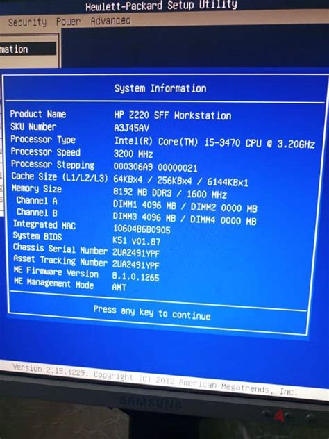 كيسة اتش بي Z220 جيل ثالث I5 رامات 8 هارد 500 Computer Accessories