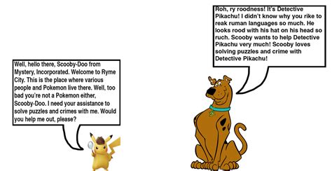 Scooby Doo And Detective Pikachu By Mrtoonlover83 On Deviantart