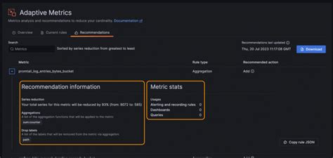 adaptive metrics faq managing prometheus cardinality in grafana cloud
