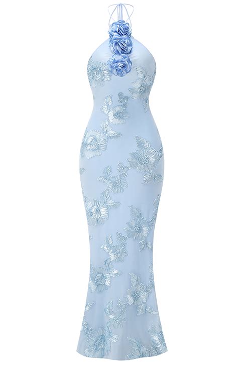 Halter Floral Maxi Dress Orange Luxe Maxi Dresses And Luxe Party Dresses