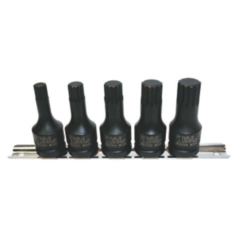 5 Piece 12 Drive Multi Spline Impact Sockets Western Tool Co