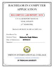 Introduction To MATLAB A High Performance Mathematical Course Hero