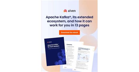 Raffi K On Linkedin Apache Kafka® For Tech Leaders Free Aiven Oy Ebook