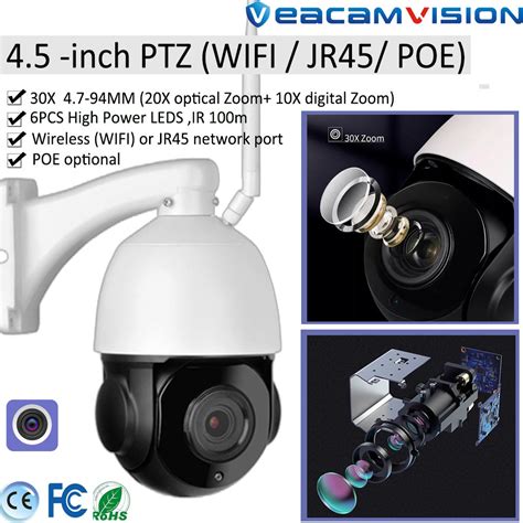 4k 30x Zoom Hik Ptz Wholesale Small Surveillance Camera With Motion