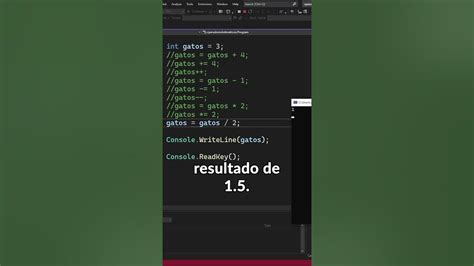 Operadores Aritméticos En Csharp Resta Division Y Multiplicacion