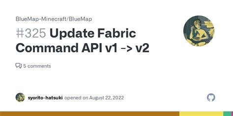 Update Fabric Command Api V1 V2 · Issue 325 · Bluemap Minecraftbluemap · Github