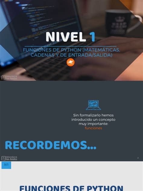n1 6 funciones de python matemáticas y de entrada salida pdf