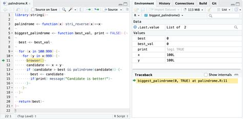 RStudio User Guide Debugging