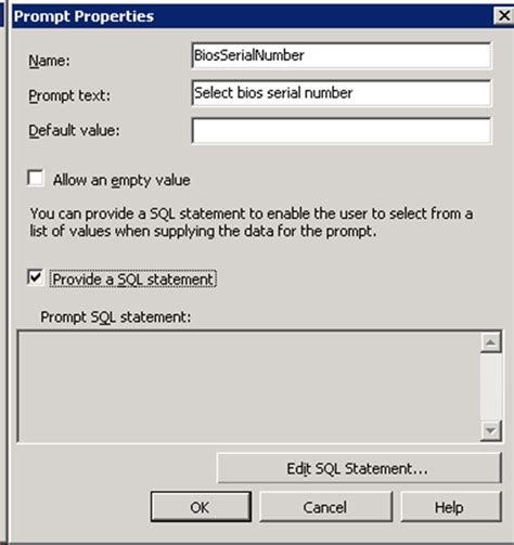 Creating Configuration Manager 2007 Reports Part Iv Using Prompt Ctglobal