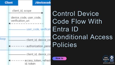 Control Device Code Flow With Entra Id Conditional Access Policies Ems Route