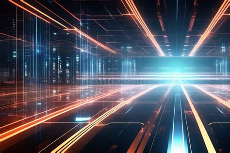 Abstract Digital Data Background Internet Speed Communication Network Frame For Data