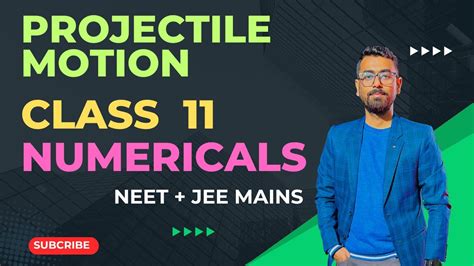 Projectile Motion Important Numericals NEET JEE MAINS YouTube