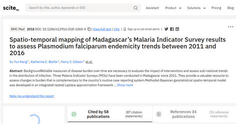 Spatio Temporal Mapping Of Madagascars Malaria Indicator Survey