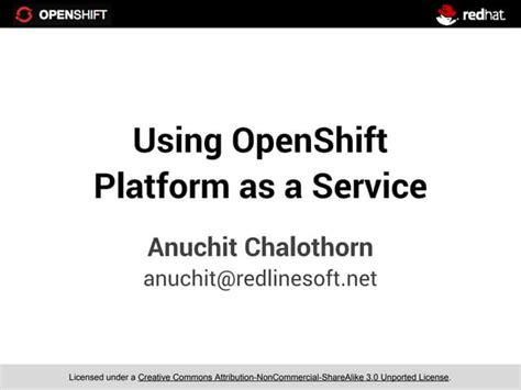 Using Openshift Paas Pdf Cloud Computing Internet