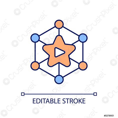 Social Media Algorithm Rgb Color Icon Stock Vector 5378951 Crushpixel