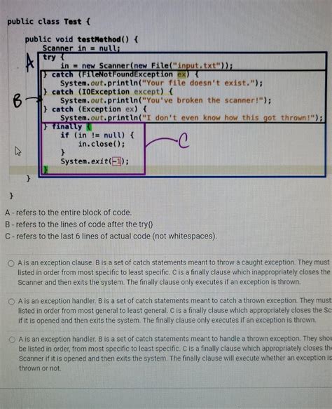 Solved Public Class Test Public Void Testmethod