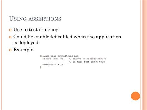 Ppt Flow Control Exceptions And Assertions Powerpoint Presentation Id3067026