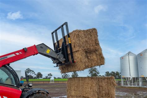 Telehandler Bale Fork Hay Handling Made Easy