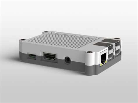 Raspberry Pi 3b Case By Mkellsy Impressora 3d Rejunte Impressora