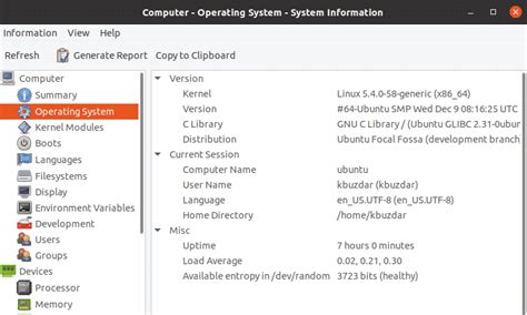 Check Hardware Information On Ubuntu Graphically Using Hardinfo Linuxways