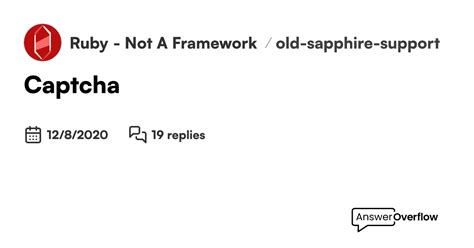 Captcha Sapphire Imagine A Framework