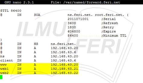 Konfigurasi Load Balance Web Server Apache With Mod Proxy Domain Centos 7 Ilmu Feri