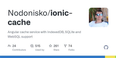 Github Nodonisko Ionic Cache Angular Cache Service With Indexeddb Sqlite And Websql Support