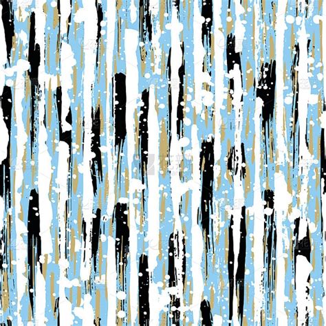 抽象手绘笔触和颜料飞溅纹理素材 花瓣网