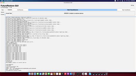 Failed To Restore Devices From Ios 154 To Ios 146 · Issue 71