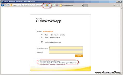 Publish Outlook Web App OWA With TMG Adrian Costea S Blog