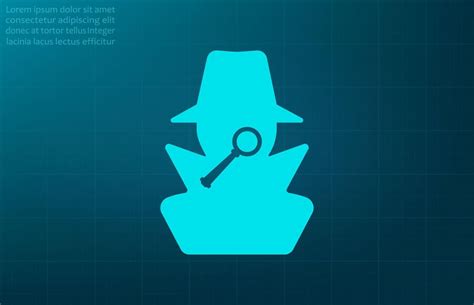 Premium Vector Spy Detective Scan Symbol Vector Illustration On A Blue Background Eps 10 Premium Vector Spy Detective Scan Symbol Vector Illustration On A Blue Background Eps 10