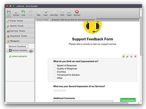 Minimal Checkbox Form Widgets Jotform