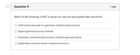 Solved Question 9which Of The Following Is Not A Reason For