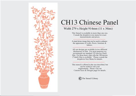 16 Ch13 Pavilion Panel No2 Stencil Library