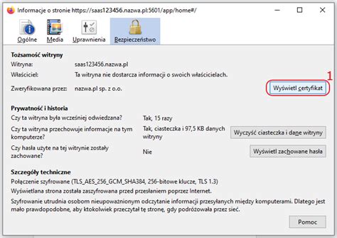 Pobieranie Certyfikatu Ssl Do Połączenia Z Opensearch Centrum Pomocy