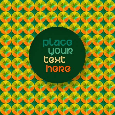 Free Vector Background With Overlapping Circles