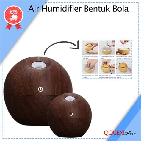 Jual Humidifier Diffuser Pengharum Ruangan Pelembab Udara Aroma Terapi BOLA AJAIB Pelembab