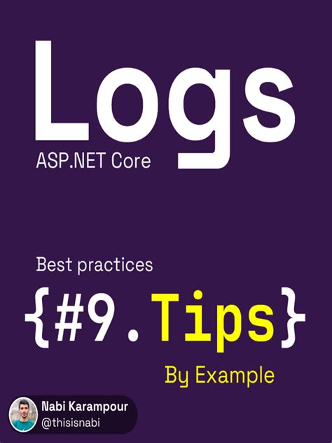 9 logging tips in asp net core pdf