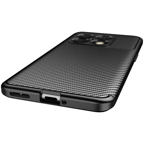 Flexi Slim Carbon Fibre Case For OnePlus 10 Pro Black
