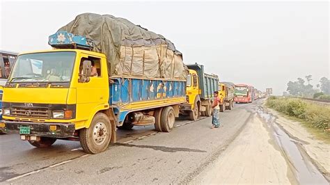 বঙ্গবন্ধু সেতু মহাসড়কে যান চলাচলে ধীরগতি
