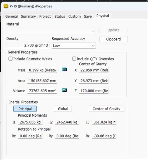 Solved Cosmetic Welds Mass Calculation Autodesk Community