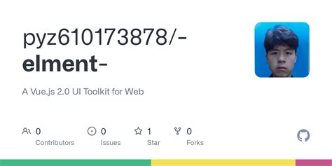 Github Pyz610173878 Elment A Vuejs 20 Ui Toolkit For Web